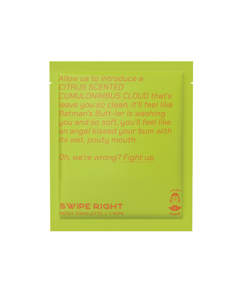 Swipe Right Intimate Wipes – Lady Peng